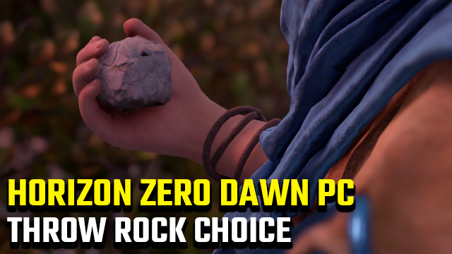 Horizon Zero Dawn PC Throw Rock Choice | Best option? - GameRevolution