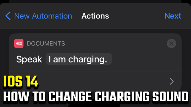 How to change charging sound in iOS 14 - GameRevolution