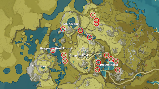 Genshin Impact Liyue Local Specialties | List and locations ...