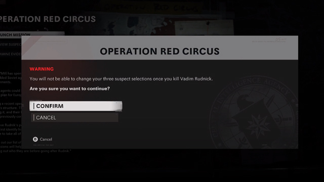 Black Ops Cold War Operation Red Circus | Examine Evidence Three ...