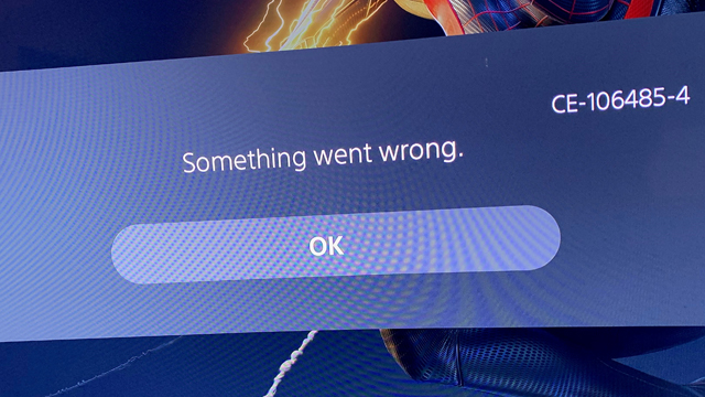 PS5 Error Code CE-106485-4 'Something Went Wrong' | How to fix broken copying - GameRevolution