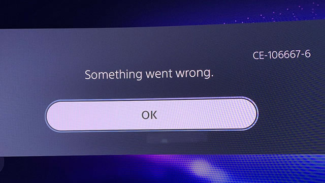 PS5 Error code CE-106667-6 Something went wrong | Download failed fix - GameRevolution