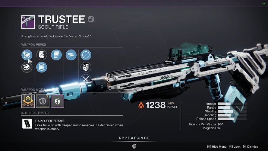 Destiny 2 How to get Trustee | Trustee God Roll and best perks ...