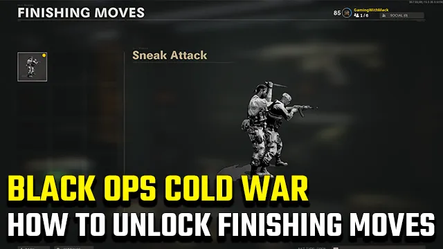 Black Ops Cold War | How to unlock finishing moves - GameRevolution