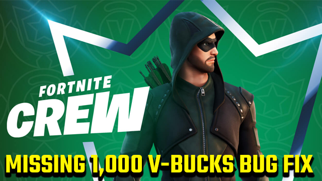 Fortnite Crew no V-Bucks glitch fix - GameRevolution
