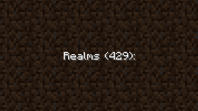 Minecraft Realms error code 429 fix - GameRevolution