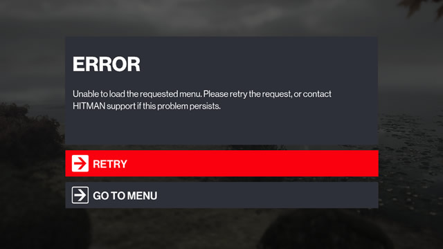 Hitman 3 | Unable to load requested menu error fix - GameRevolution