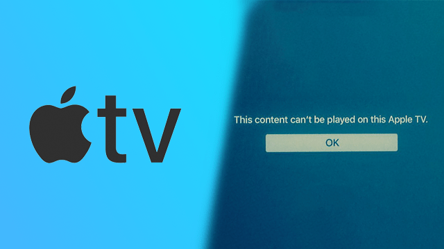 This content cannot be played on this Apple TV error fix - GameRevolution