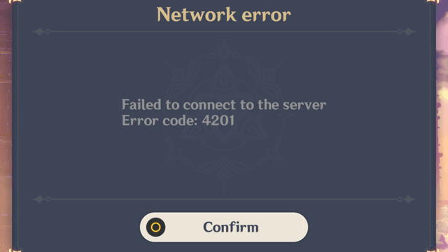 Genshin Impact error code 4201 fix - GameRevolution
