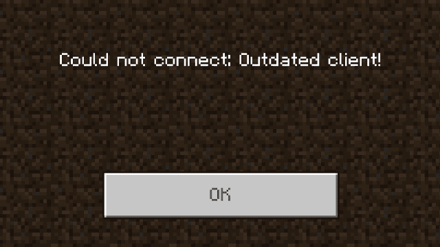 Minecraft Outdated Client Error Fix Gamerevolution