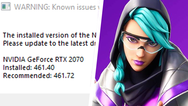 Nvidia 'Warning: Known issues with graphics driver' error message fix ...