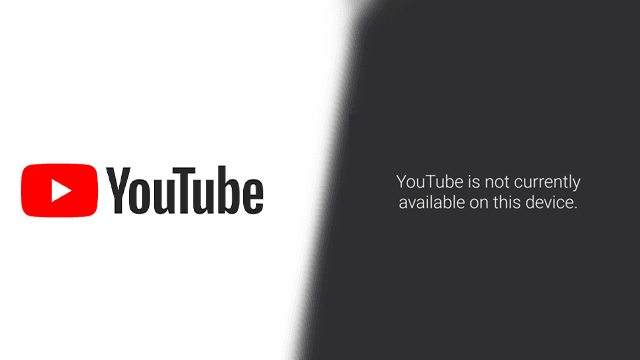 YouTube is not available on this device error fix - GameRevolution