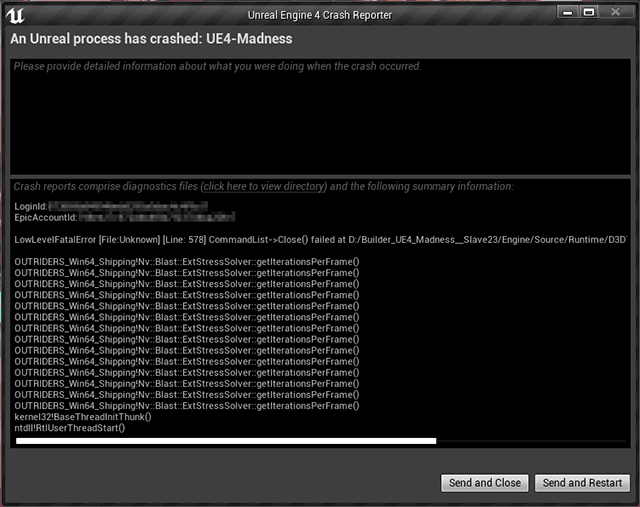 Outriders Unreal process has crashed: UE4-Madness error fix - GameRevolution