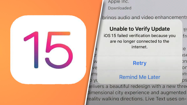 Ios 15 Failed Verification Error Fix Unable To Verify Update