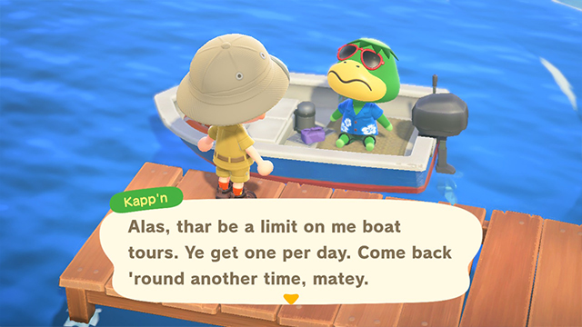 Animal Crossing: New Horizons Kapp'n Boat Tours Limit: Can you increase ...