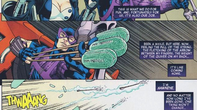 Hawkeye Pym Arrow: What is the glowing blue arrow? - GameRevolution