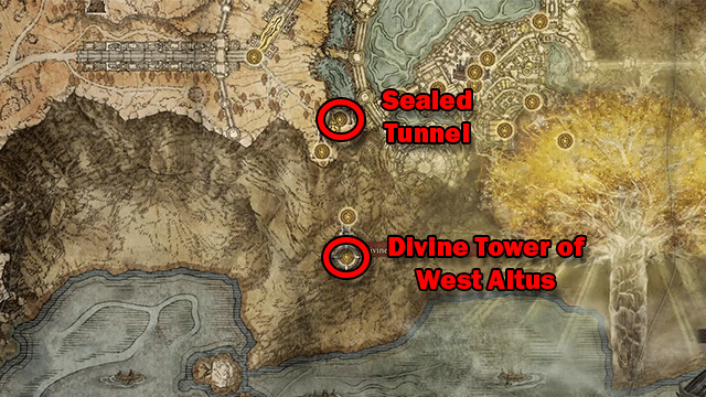 Elden Ring Divine Tower of West Altus: How to Open the Locked Door - GameRevolution