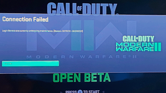 Modern Warfare 2 Connection Failed: Login Servers Undergoing ...
