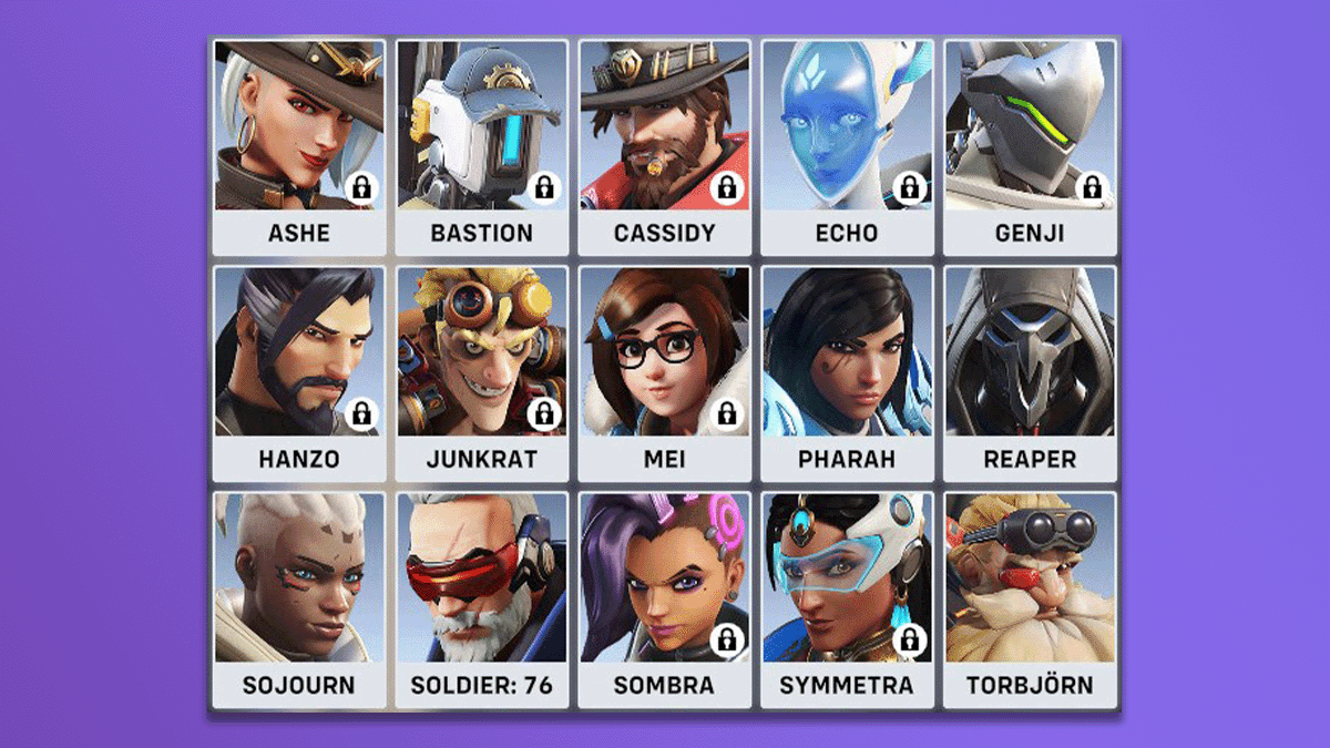Overwatch Characters Locked Bug: Why Are My Heroes Locked? - GameRevolution