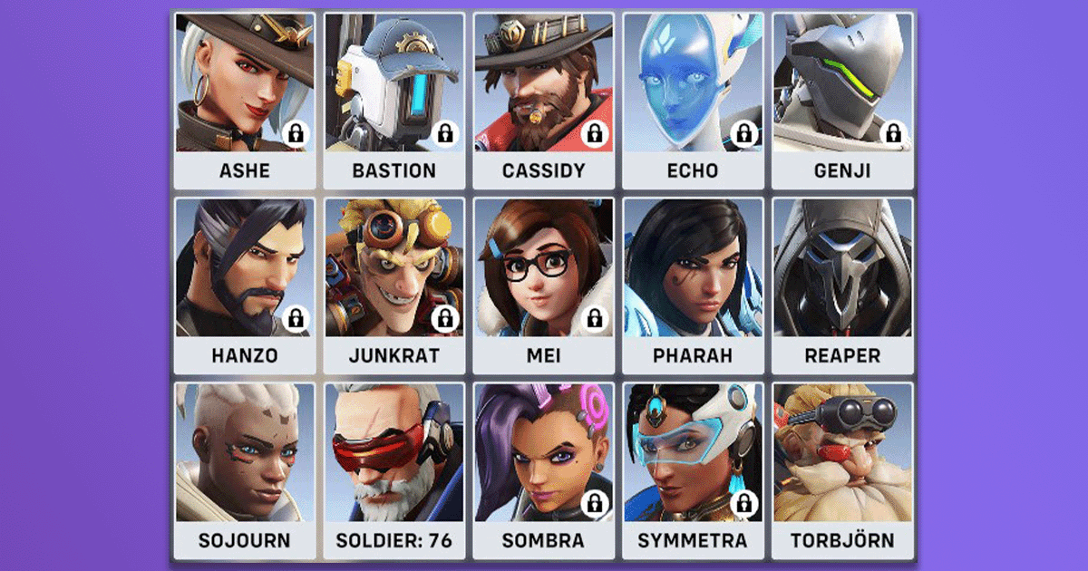 Overwatch Characters Locked Bug: Why Are My Heroes Locked? - GameRevolution