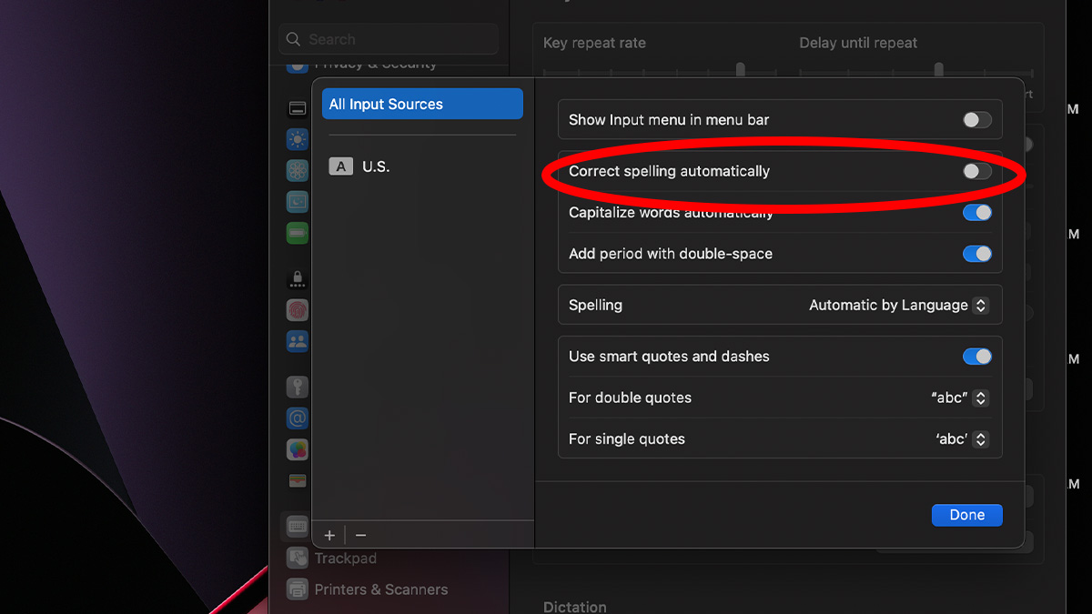 Turn off Autocorrect in MacOS Ventura - GameRevolution