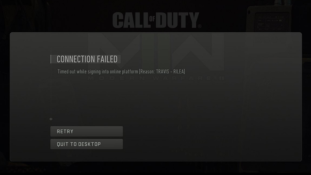 Modern Warfare 2 'Travis Rilea' Error Fix for PC, PS5, PS4, Xbox - GameRevolution