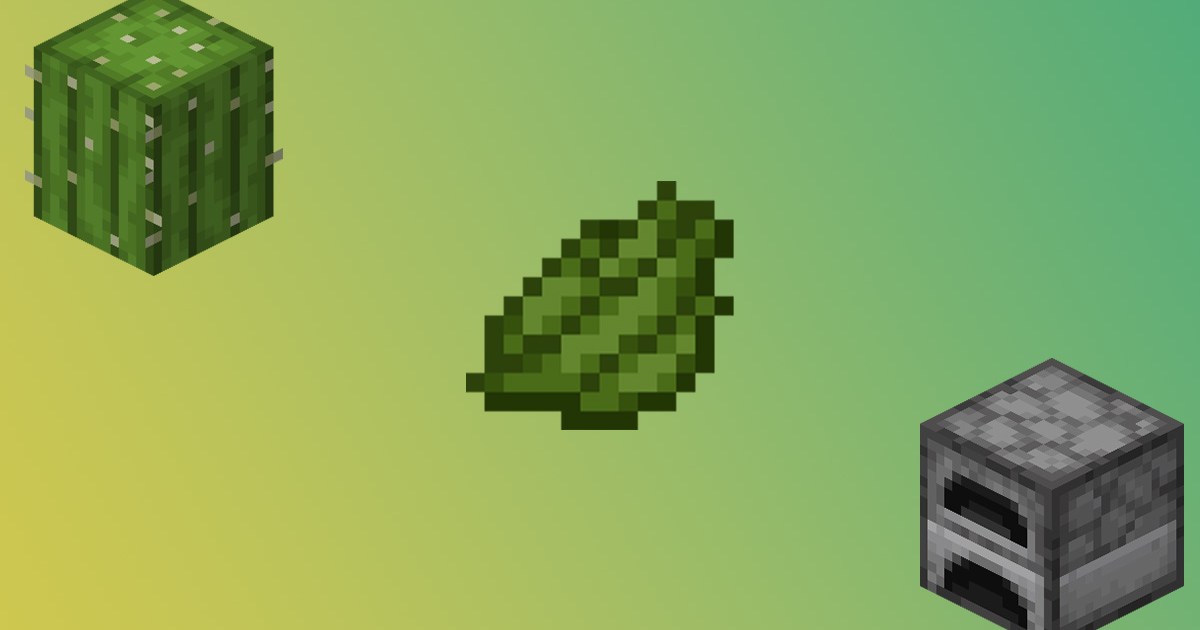 How to Make Green Dye in Minecraft - GameRevolution