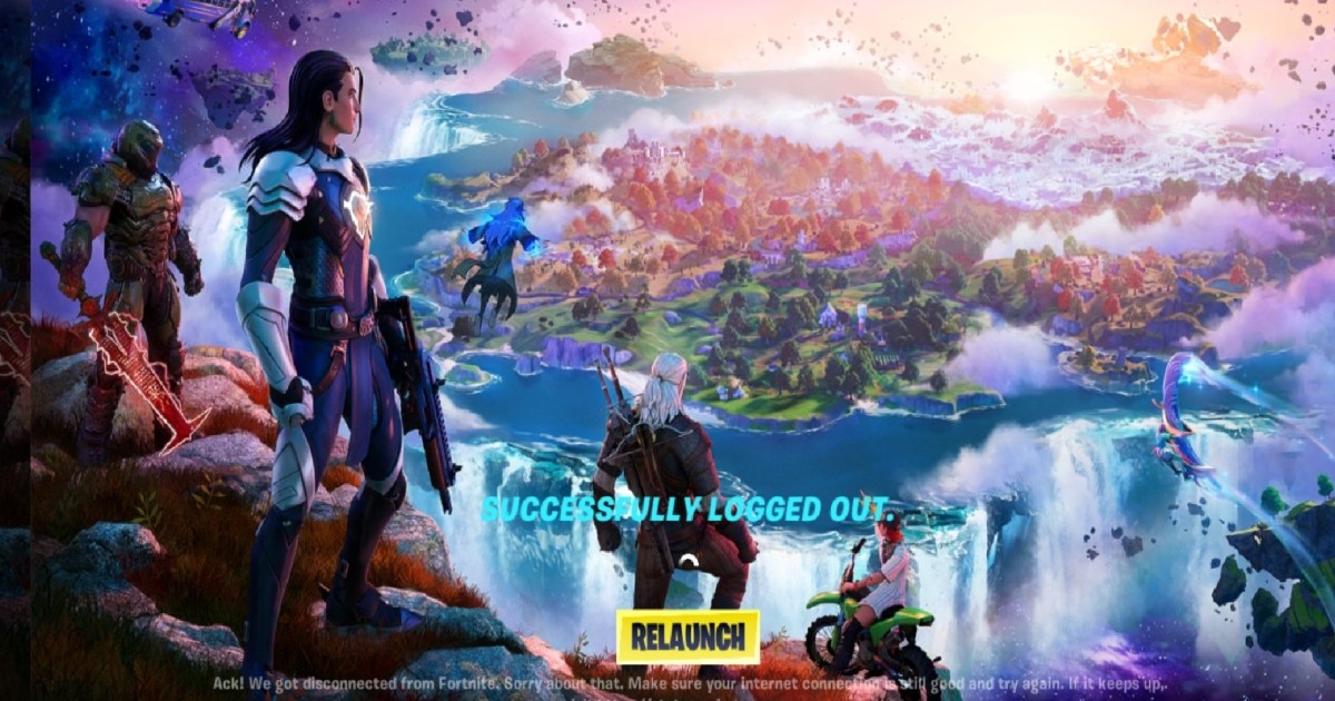 How To Fix the Fortnite 'Successfully Logged Out' Error - GameRevolution