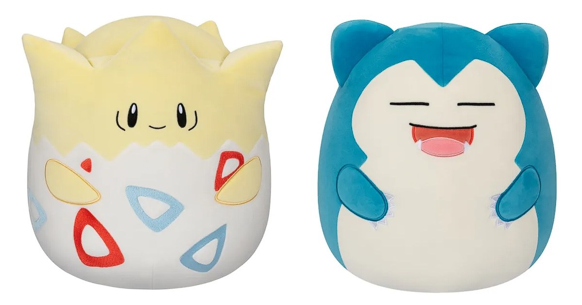 Pokemon Squishmallows Togepi, Snorlax Release Date and Where to Buy ...
