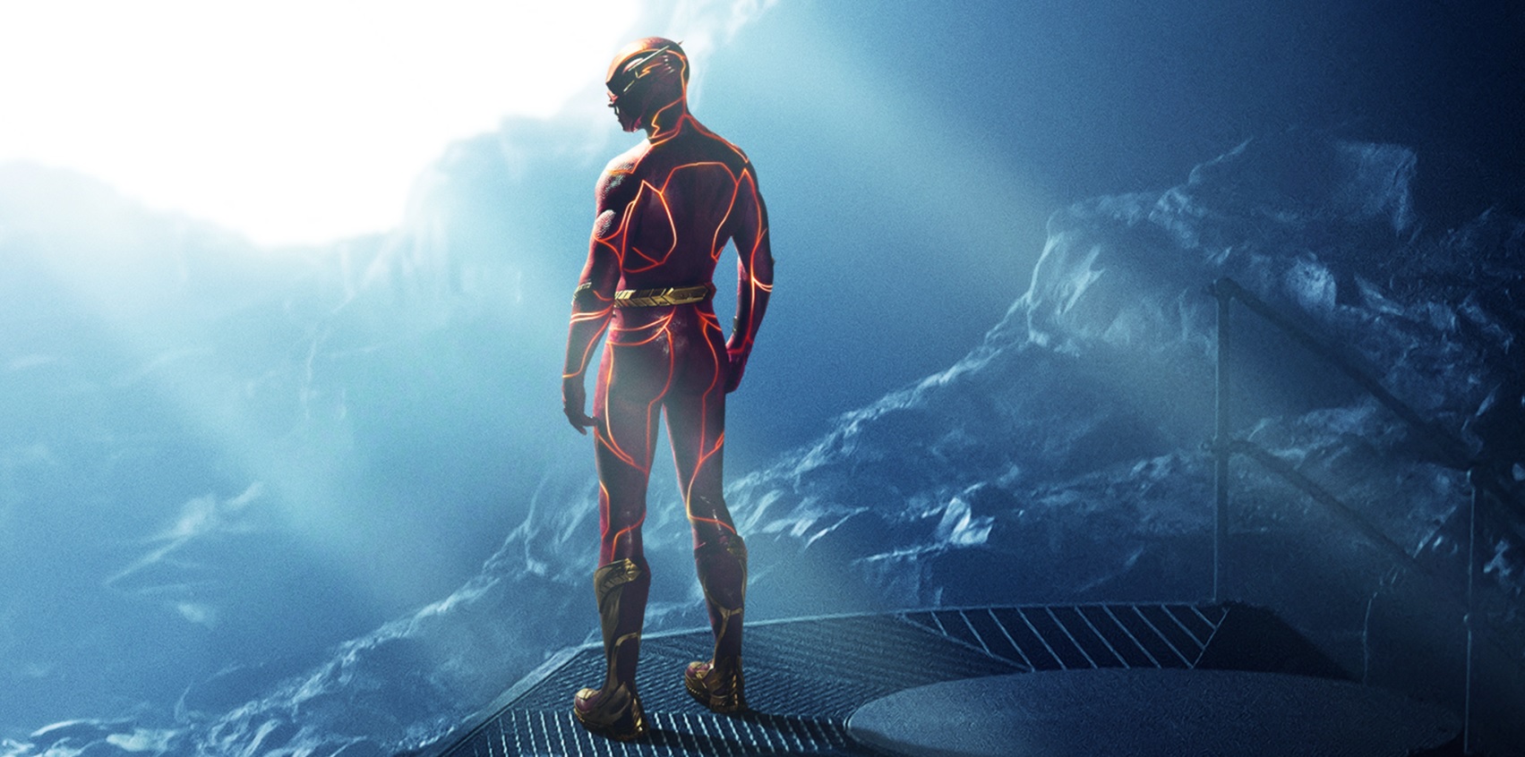 The Flash Enters Michael Keaton's Batcave in New Poster - GameRevolution