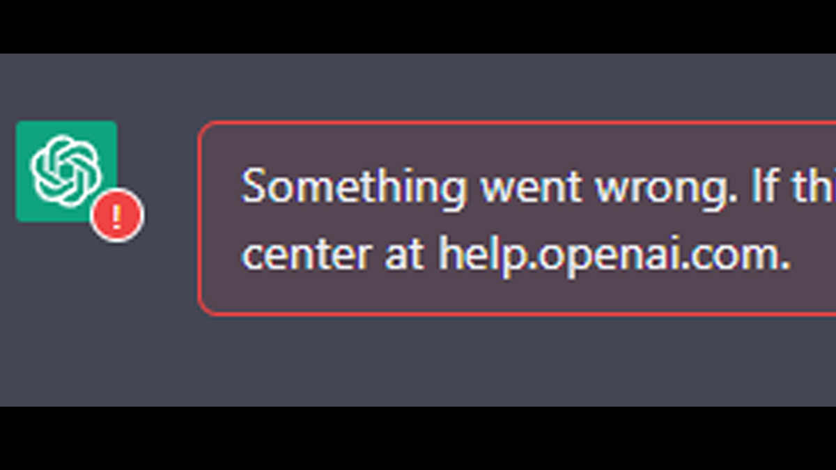 How To Fix ChatGPT 'Something Went Wrong' Error - GameRevolution