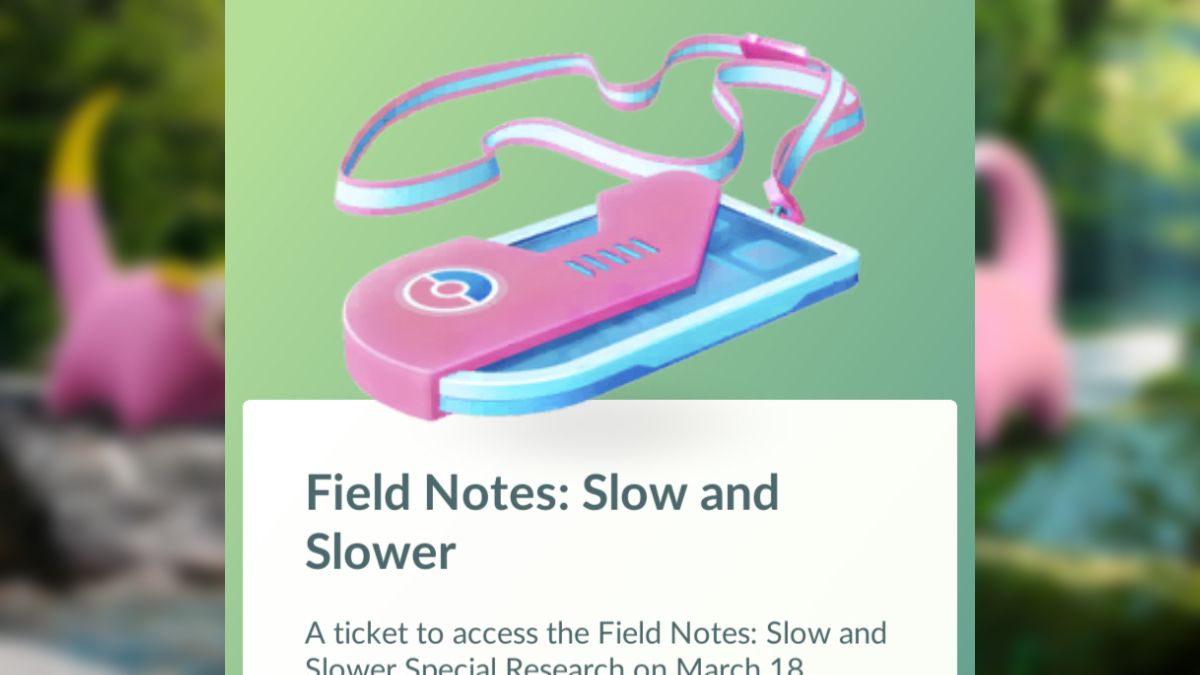 Pokemon Go Slow and Slower Research: Are the Field Notes Worth Buying ...