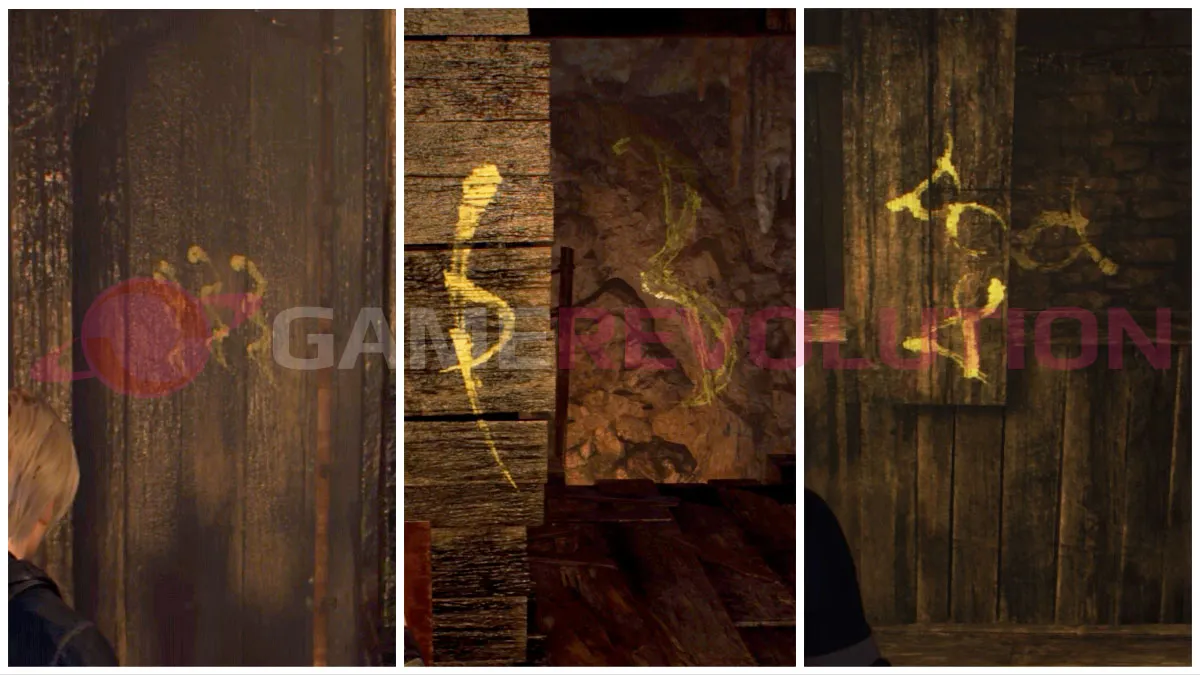 Resident Evil 4 Remake Small Cave Shrine Code Symbol Locations ...