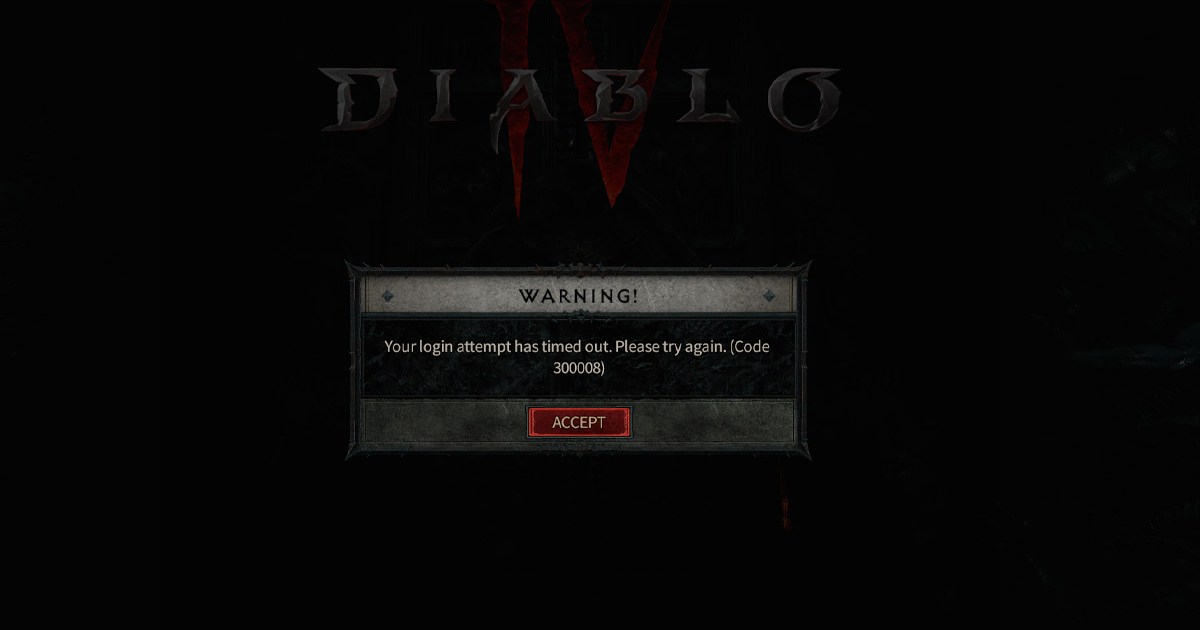 Diablo 4 Open Beta: Your Login Attempt Has Timed Out Error Explained ...