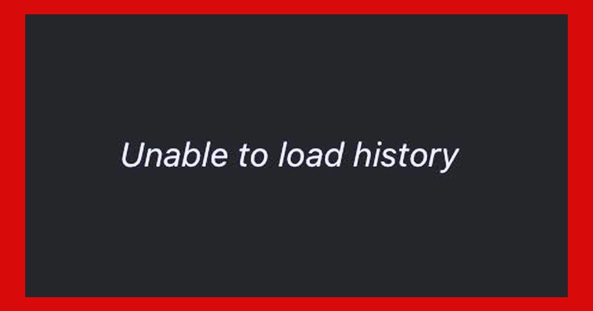 How To Fix Chatgpt Unable To Load History Error Gamerevolution