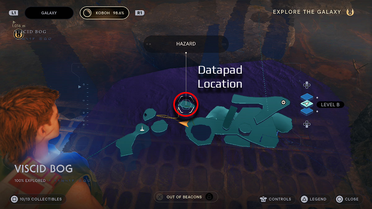 Star Wars Jedi: Survivor Help Zygg in the Swamp: Wini Datapad Location ...