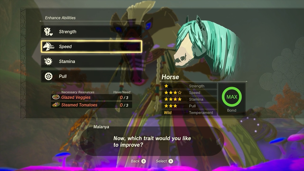 Zelda: Tears of the Kingdom Glazed Veggies Recipe Ingredients List ...