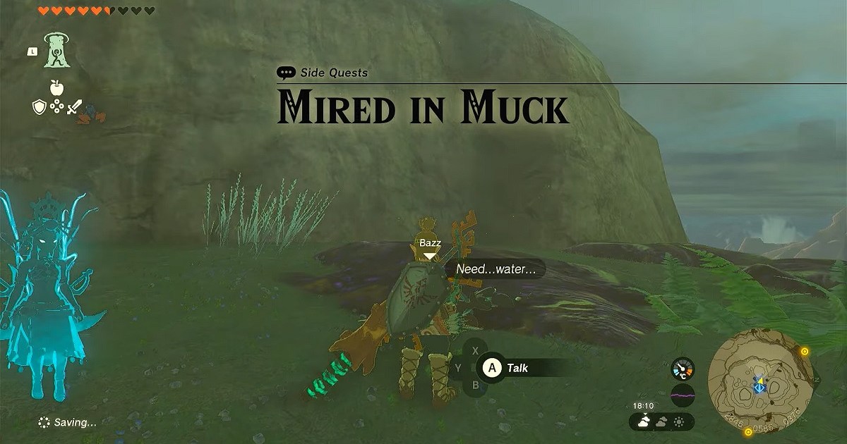Zelda: Tears of the Kingdom Mired in Muck Solution: How to Free Bazz ...