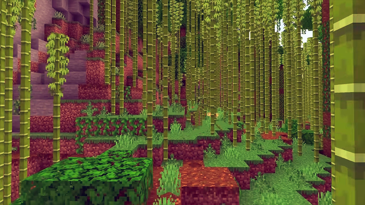 Minecraft 120 Update How To Make Bamboo Blocks Recipe Gamerevolution