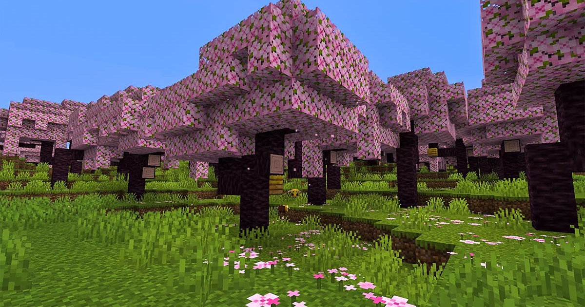 Minecraft: Where to Find Cherry Blossom Wood - GameRevolution