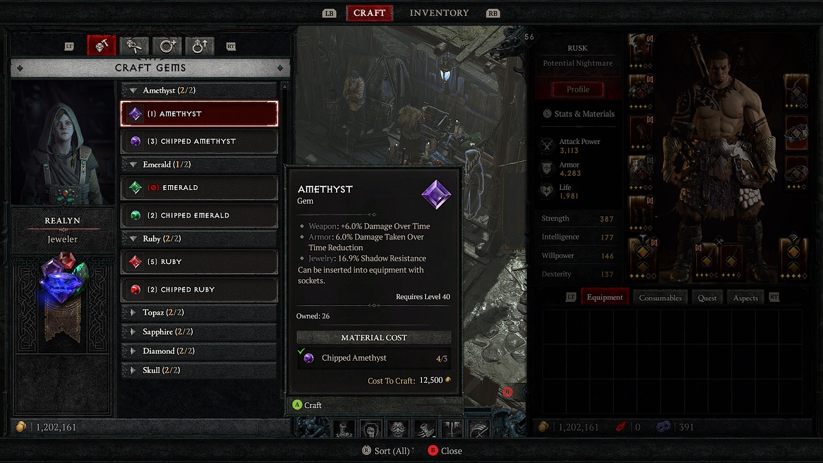 Diablo 4 Gem Upgrades List: When Can You Find and Craft All Gems ...