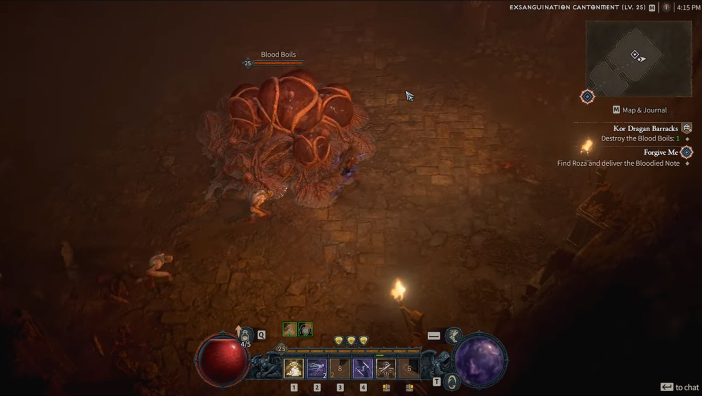 Diablo 4 Kor Dragan Barracks Bug Fix: How to Find Missing Blood Boil ...