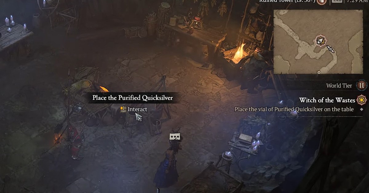 Diablo 4 Purified Quicksilver Bug: How to Fix Witch of the Wastes Quest ...