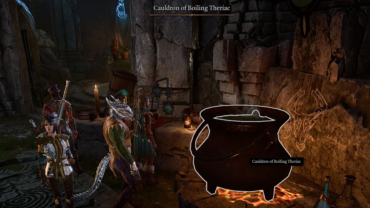 Baldur's Gate 3 Cauldron of Boiling Theriac: How to Craft Elixir of ...
