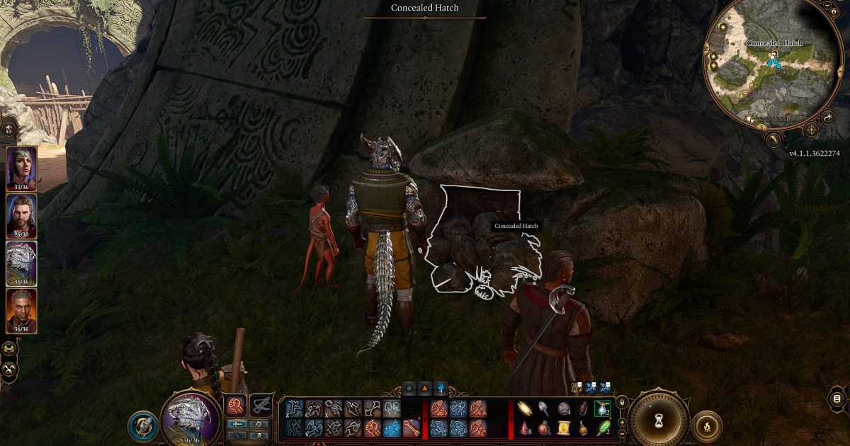 Baldur's Gate 3 Concealed Hatch: How to Open Doni Emerald Grove ...