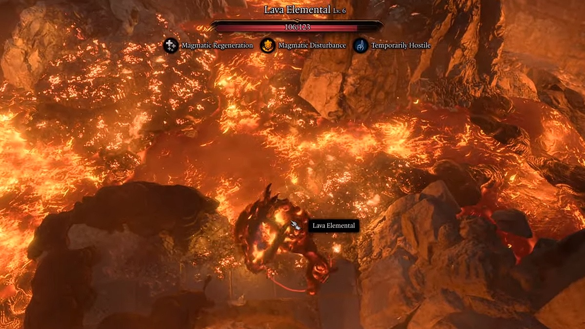 Baldur's Gate 3 Lava Elemental: How to Fight Healing Regeneration Effect - GameRevolution