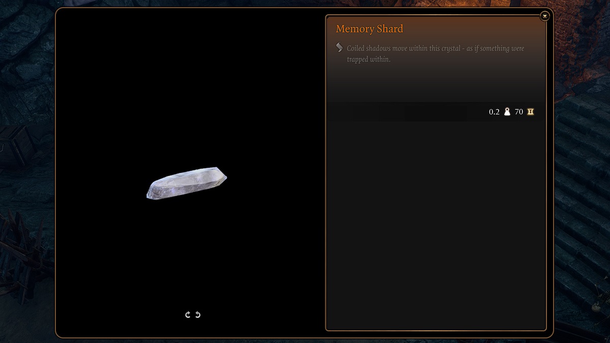Baldur's Gate 3 Memory Shard: What Does The Item Do? - GameRevolution