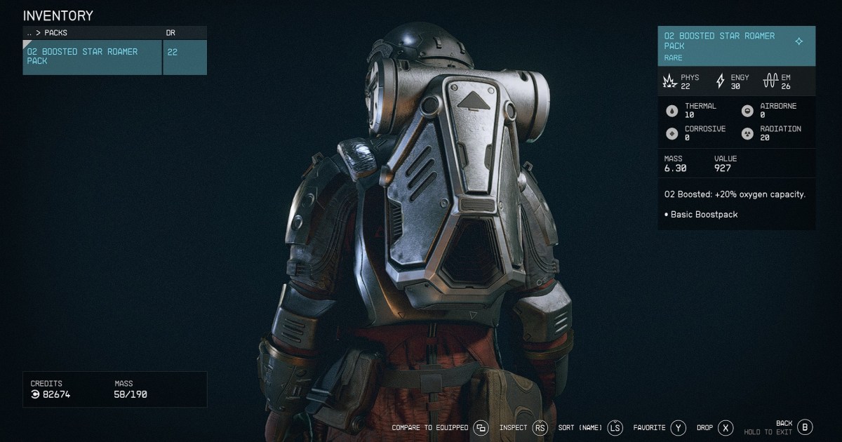 Starfield Boost Pack Comparison: Basic vs. Balanced vs. Power vs. Skip ...