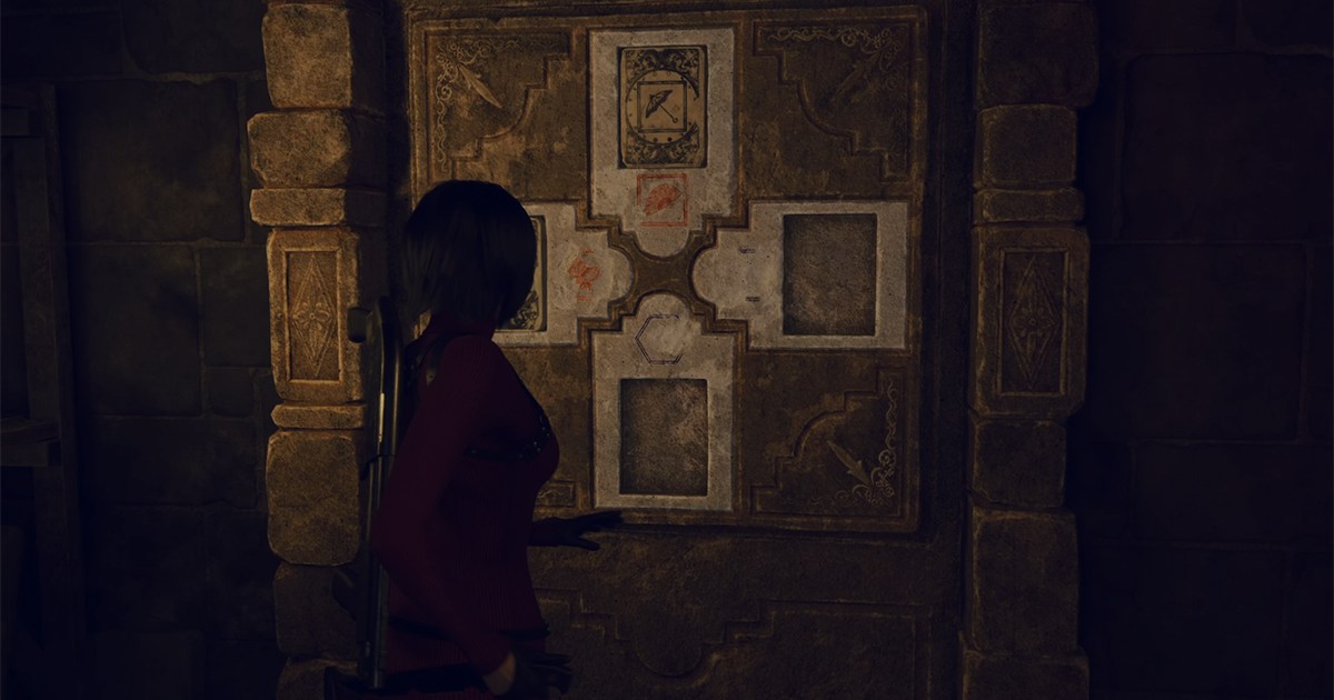 RE4 Remake Separate Ways Lithograph Puzzle Solution - GameRevolution