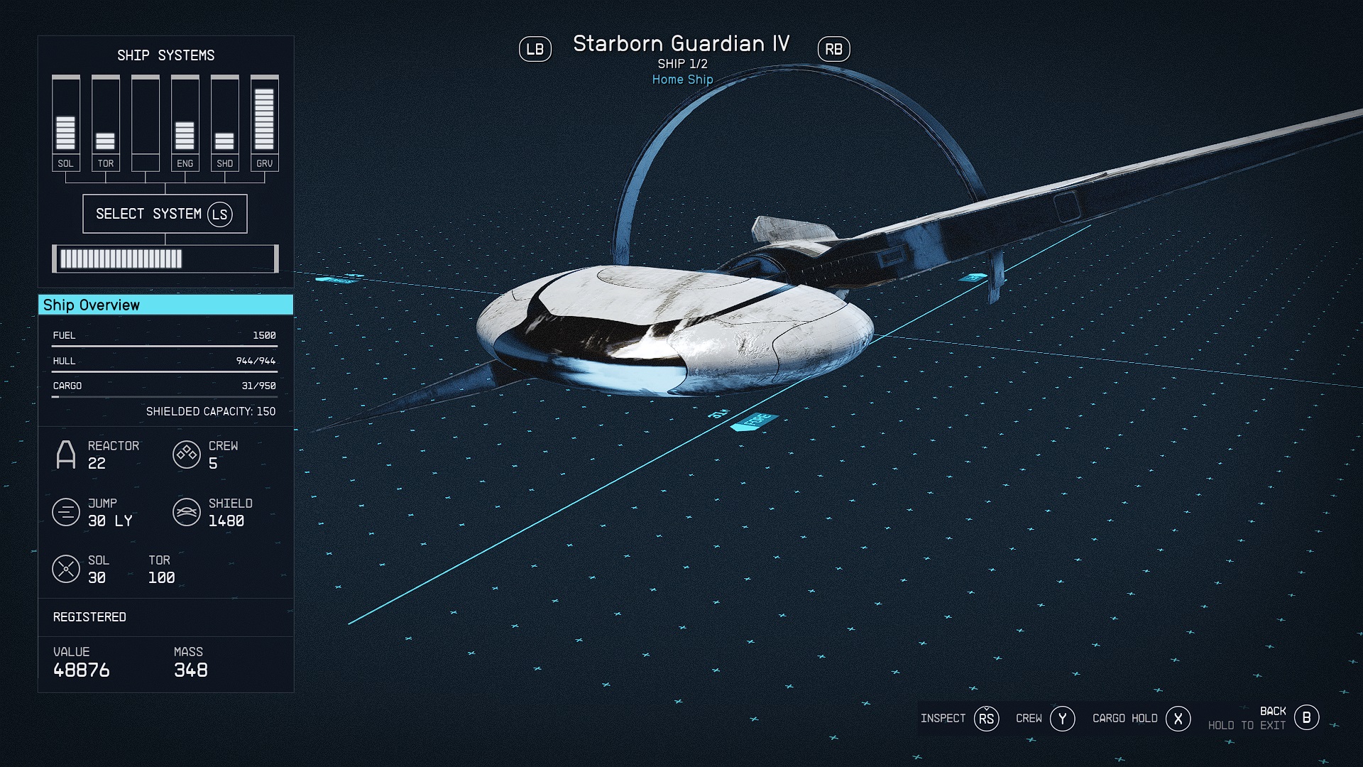 Starfield Starborn Guardian Starship: How to Max Upgrade Starborn Ship ...
